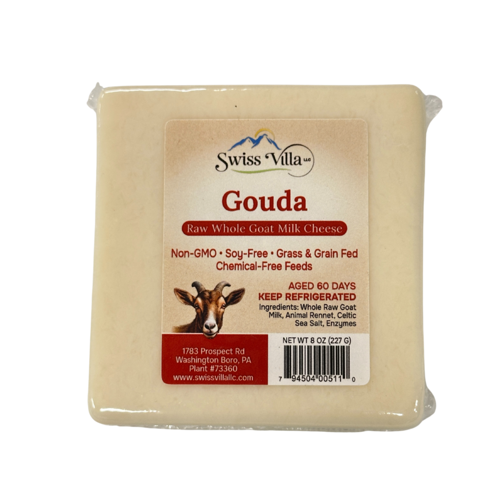 Delicious Natural Raw Goat Gouda from Small Family Farm