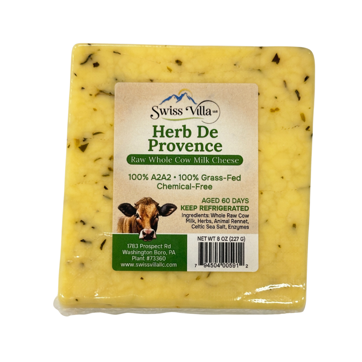Raw Herb de Provence Cheddar Cow Cheese | From 100% Grass Fed A2/A2 ...